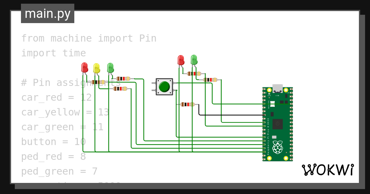 Blinking Led Wokwi Esp32 Stm32 Arduino Simulator 4404