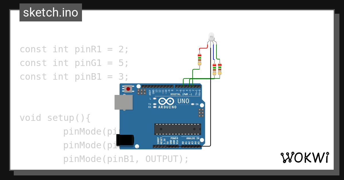 Rgb Led Arief Wokwi Esp32 Stm32 Arduino Simulator