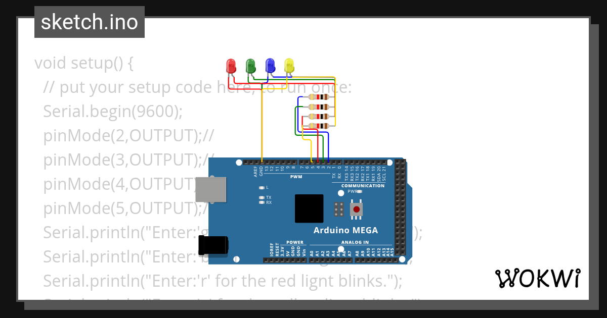 Example 2 : Step by Step - Wokwi ESP32, STM32, Arduino Simulator