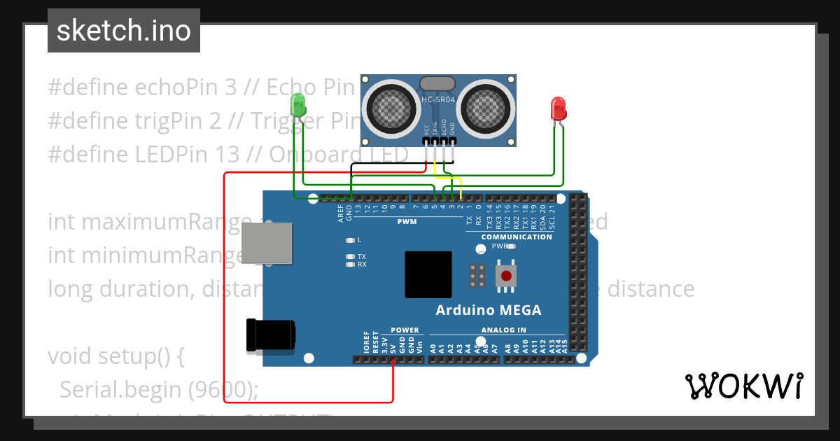 Example 3 - Wokwi ESP32, STM32, Arduino Simulator