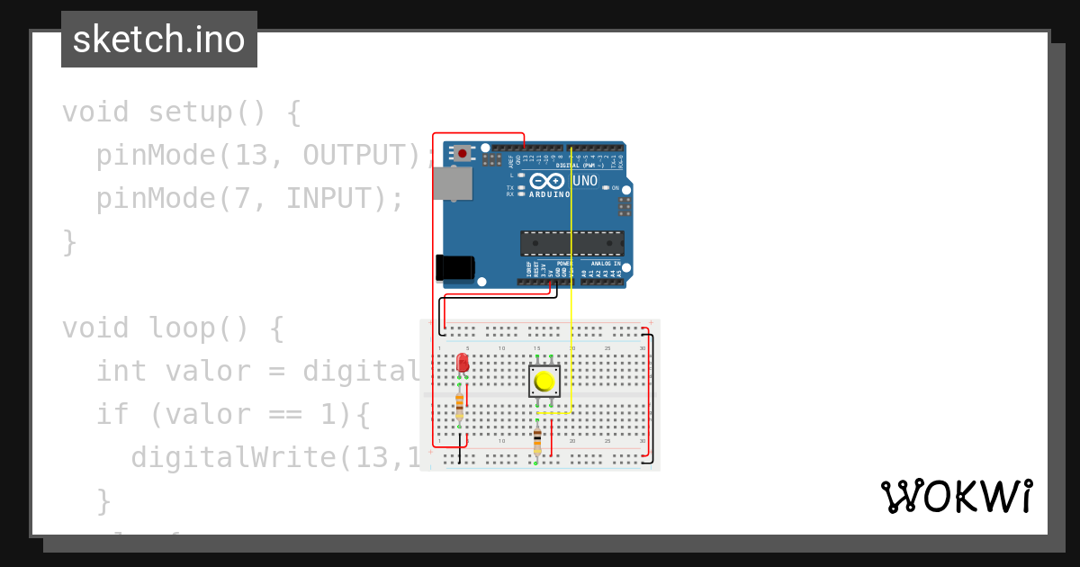 T1 3pulsador Lógico Wokwi Esp32 Stm32 Arduino Simulator