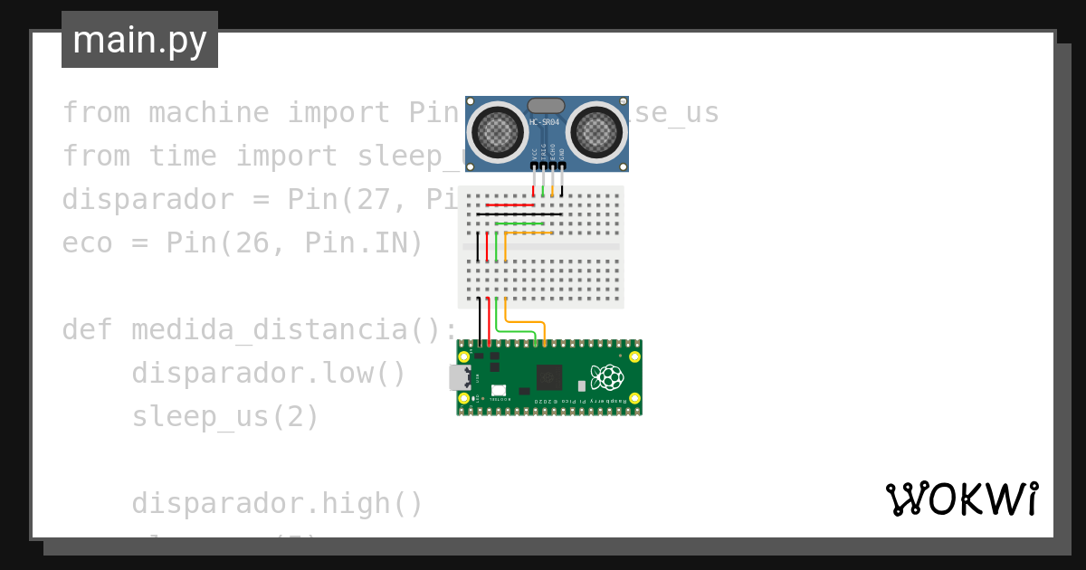 Sensorultrasonico Wokwi Esp32 Stm32 Arduino Simulator