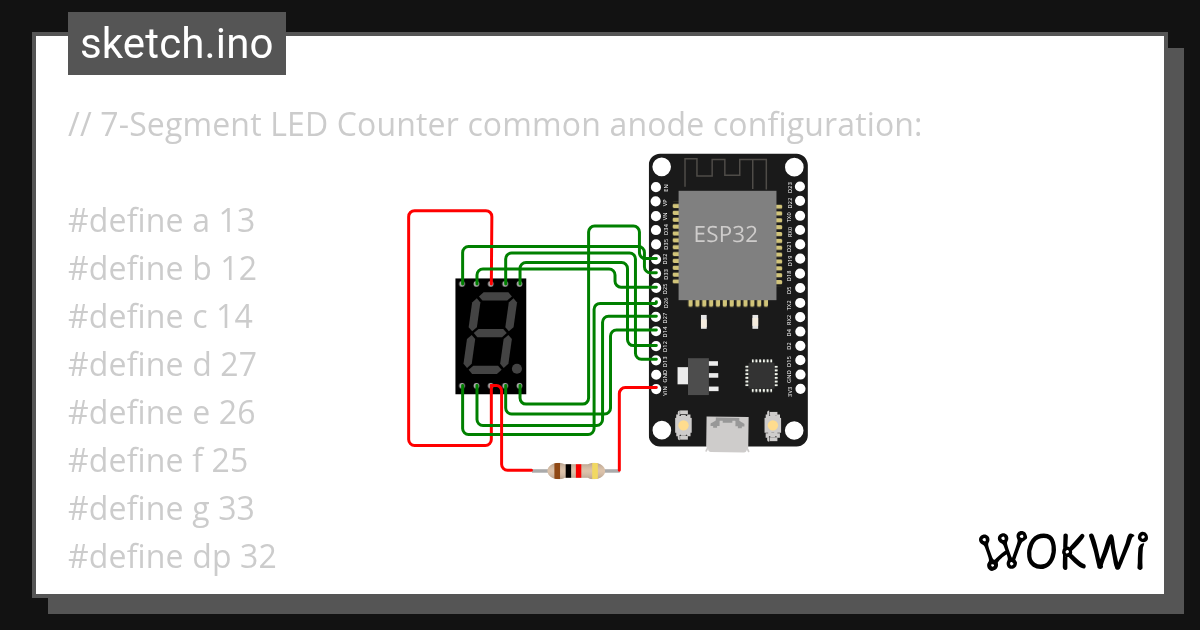 7SegmentDisp_ESP32_Count - Wokwi ESP32, STM32, Arduino Simulator