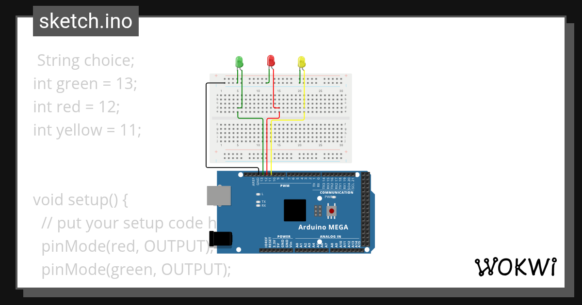 7. g,r,y - Wokwi ESP32, STM32, Arduino Simulator
