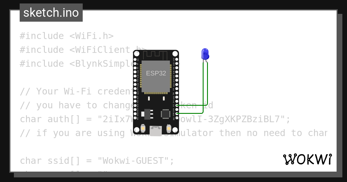Ledblueproject Copy Wokwi Esp32 Stm32 Arduino Simulator 