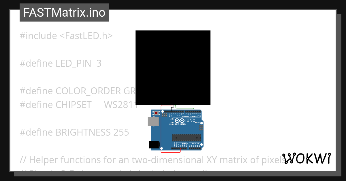 FASTMatrix.ino Copy - Wokwi ESP32, STM32, Arduino Simulator