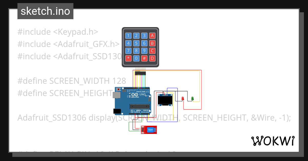Keypad Projekt - Wokwi ESP32, STM32, Arduino Simulator