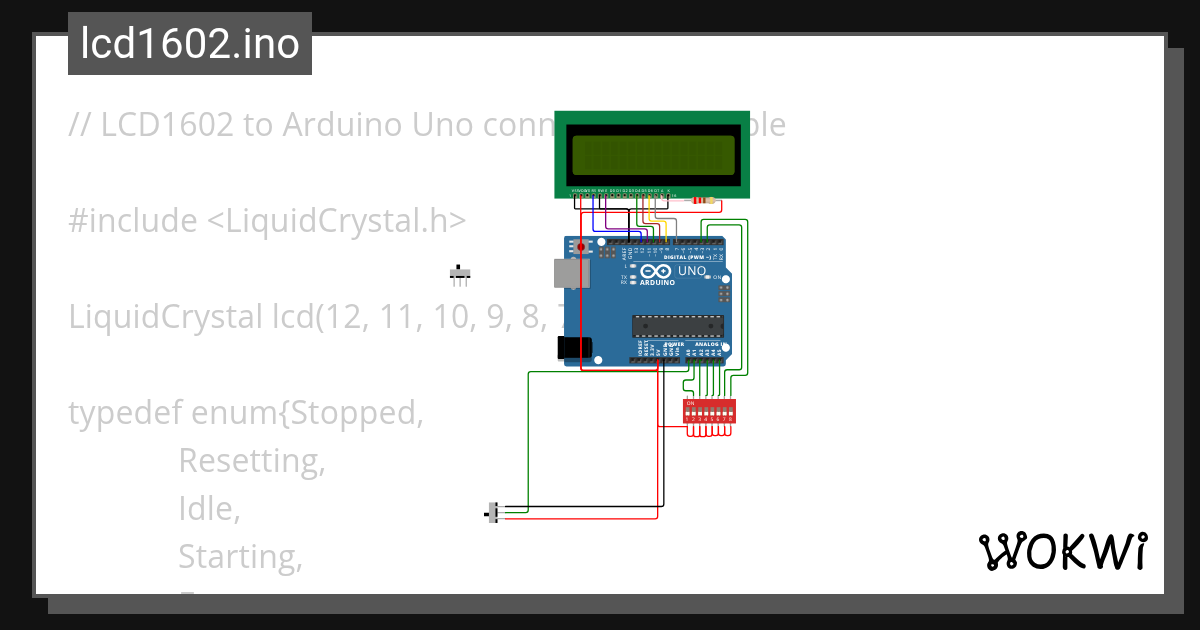 PackML State Machine Uno - Wokwi ESP32, STM32, Arduino Simulator