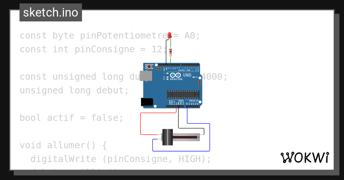 Essai Wokwi Esp32 Stm32 Arduino Simulator