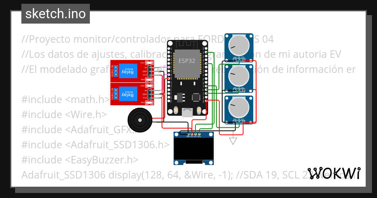 Focus ESP32 anillo - Wokwi ESP32, STM32, Arduino Simulator