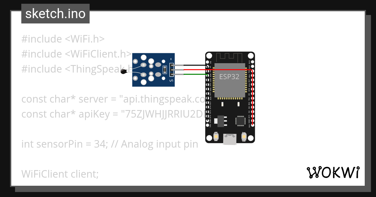 mini project - Wokwi ESP32, STM32, Arduino Simulator