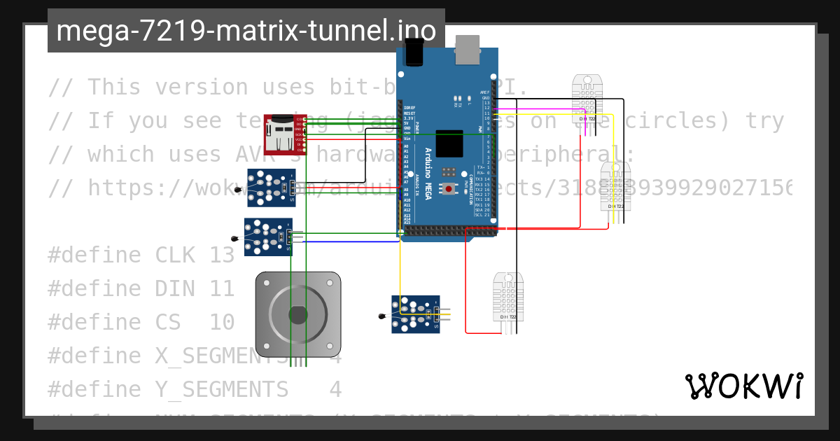 Mega 7219 Matrix O Copy Wokwi Esp32 Stm32 Arduino Simulator 1114