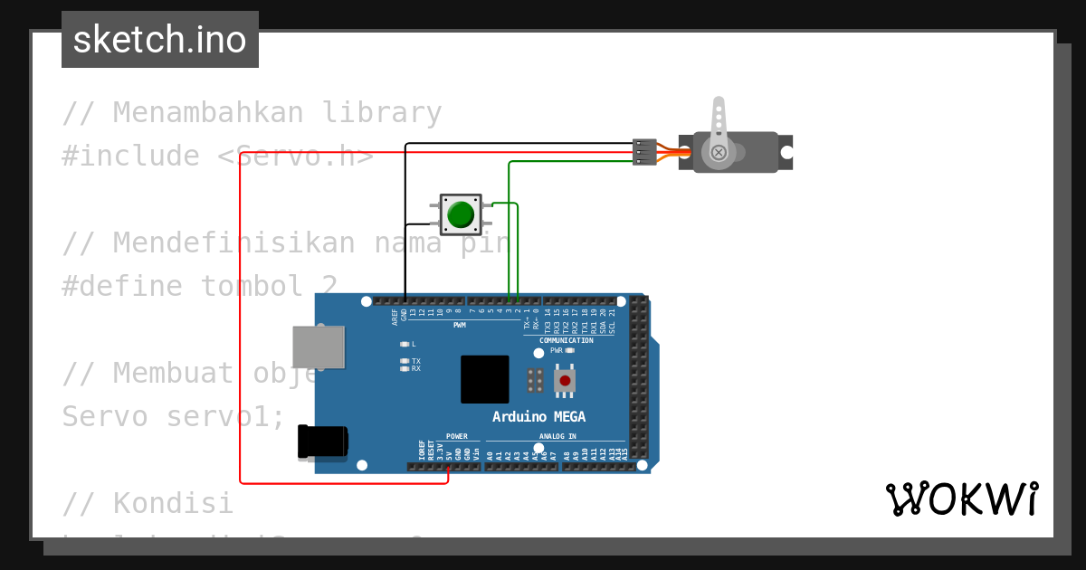 Robotik2servo Wokwi Esp32 Stm32 Arduino Simulator