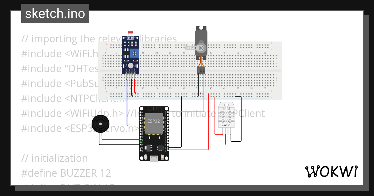 example - Wokwi ESP32, STM32, Arduino Simulator