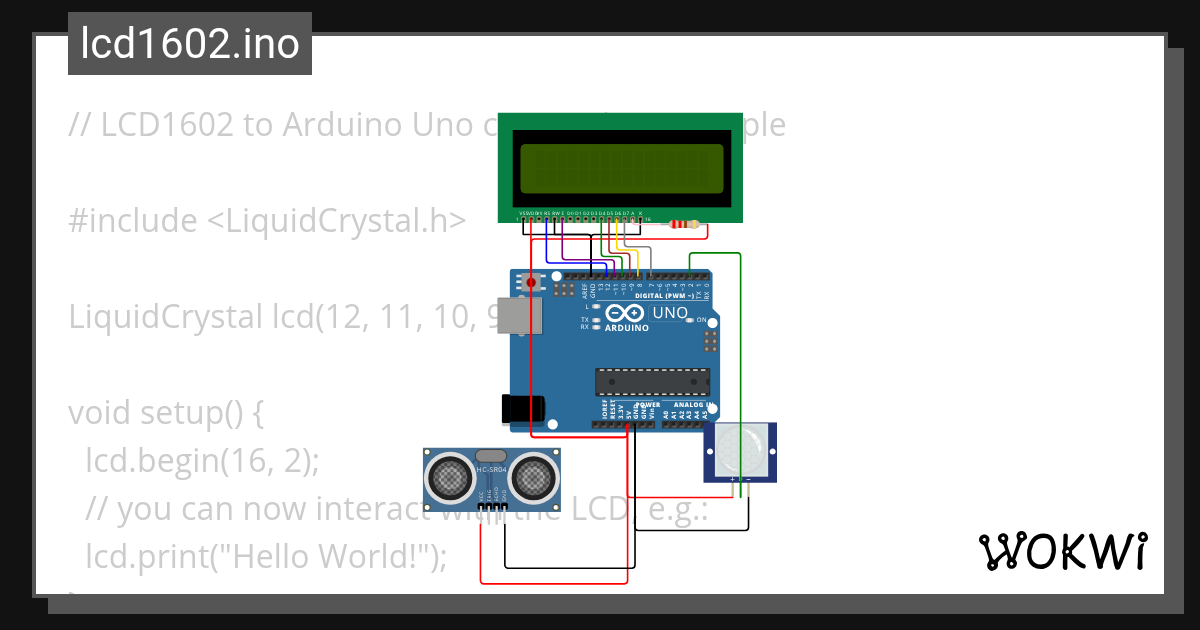 lcd1602.ino Copy - Wokwi ESP32, STM32, Arduino Simulator lcd1602.ino Copy - Wokwi ESP32, STM32, Arduino Simulator