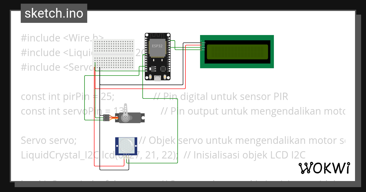 Servo Wokwi Esp32 Stm32 Arduino Simulator