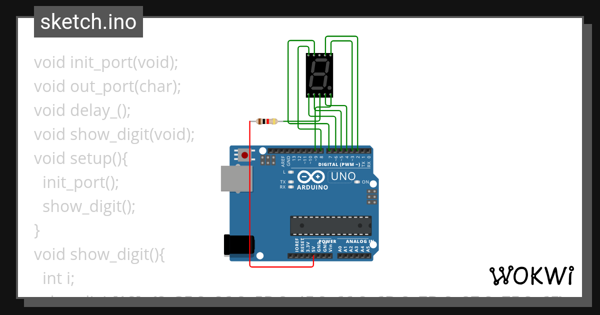 7segment Copy Wokwi Esp32 Stm32 Arduino Simulator 