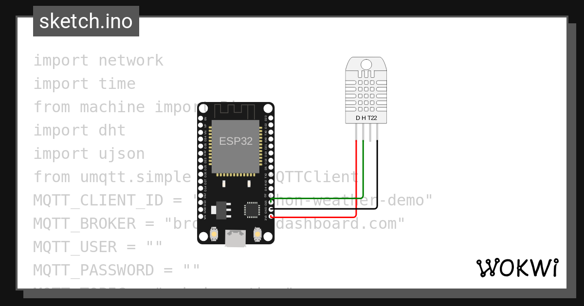 7 To Design And Develop Weather Station Using Esp32 Wokwi Esp32 Stm32 Arduino Simulator