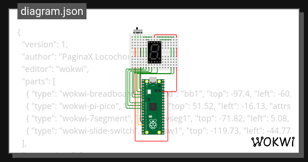 Ejercicio 2 segmentos - Wokwi ESP32, STM32, Arduino Simulator