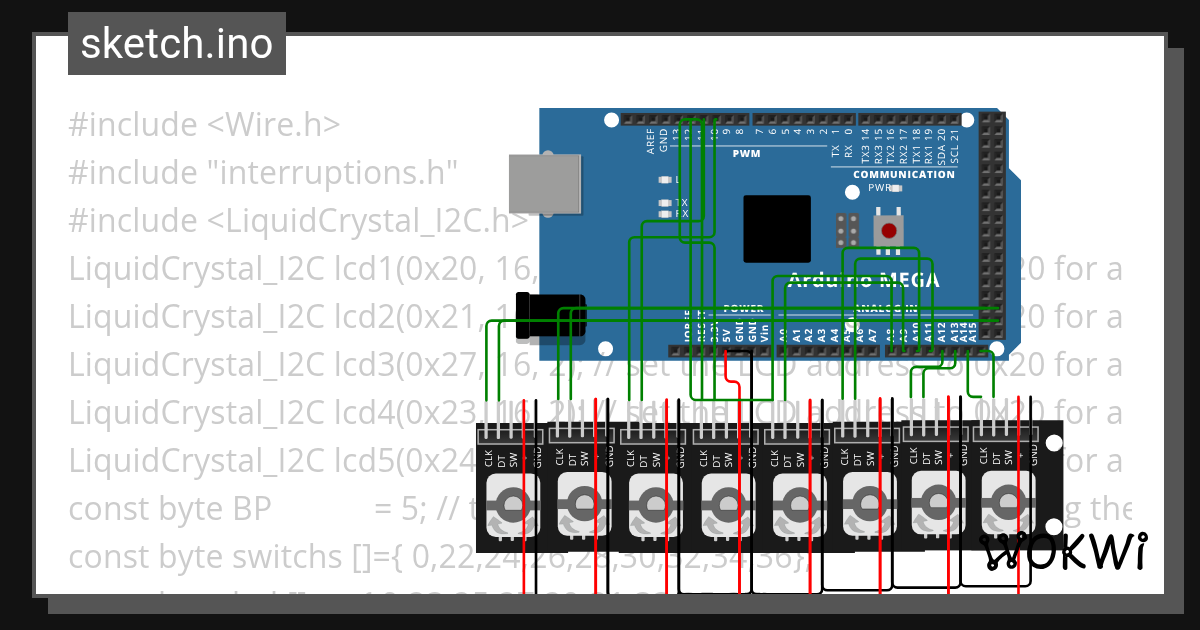 8_Encodeurs_Mega - Wokwi ESP32, STM32, Arduino Simulator