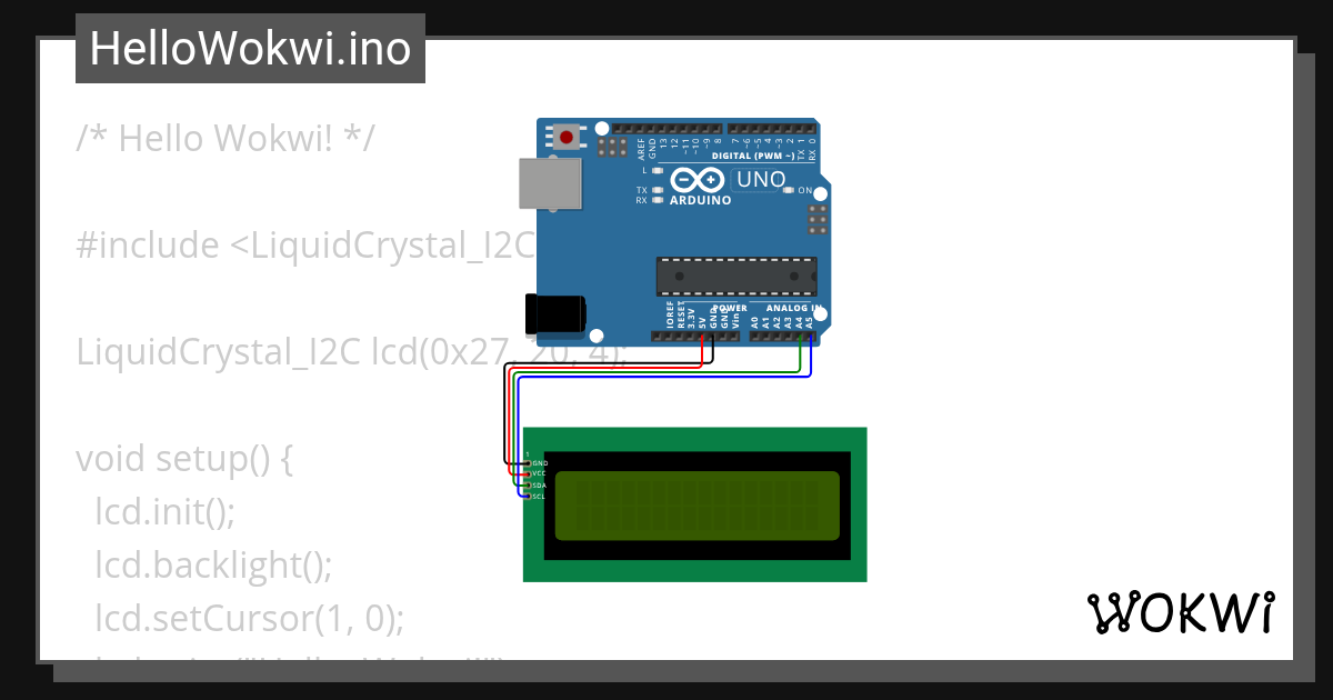 HelloWokwi.ino Copy - Wokwi ESP32, STM32, Arduino Simulator HelloWokwi.ino Copy - Wokwi ESP32, STM32, Arduino Simulator