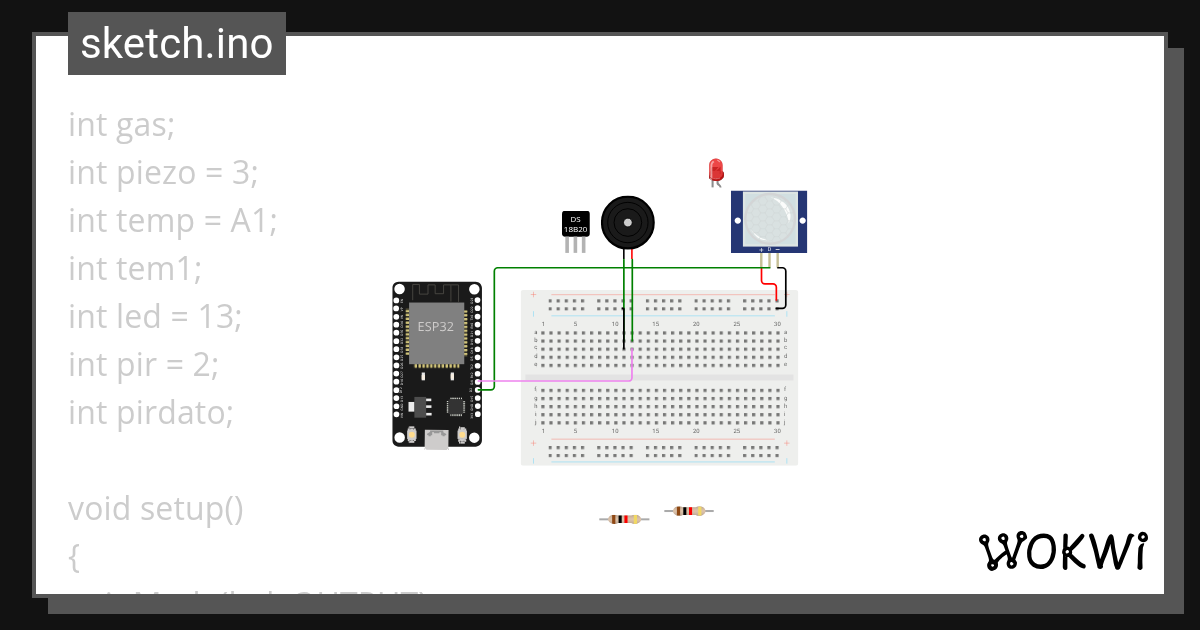fahrenheit 451 - Wokwi ESP32, STM32, Arduino Simulator