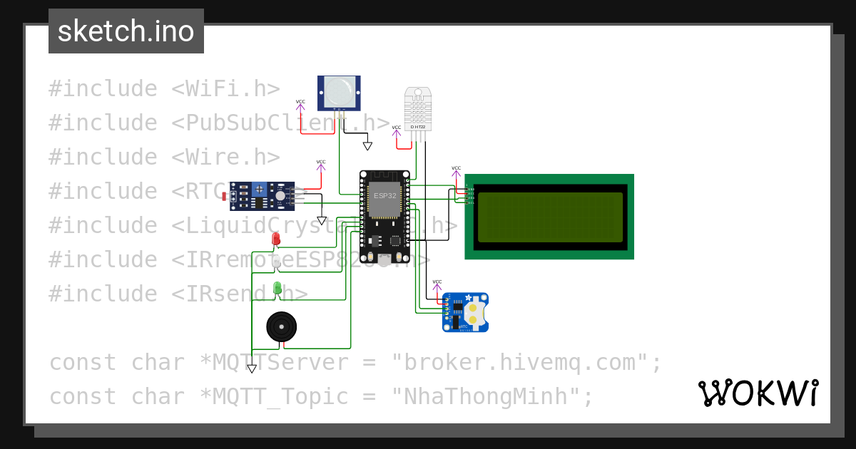 Baocaoiot Wokwi Esp32 Stm32 Arduino Simulator