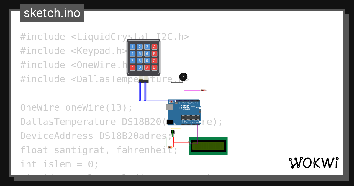 Yağmur Sıcaklık Wokwi Esp32 Stm32 Arduino Simulator 2899