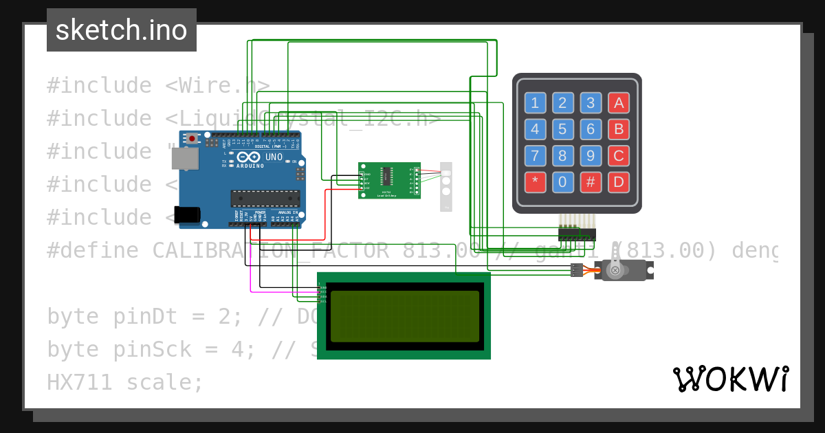 Project Arduino Load Cell Wokwi Esp32 Stm32 Arduino Simulator