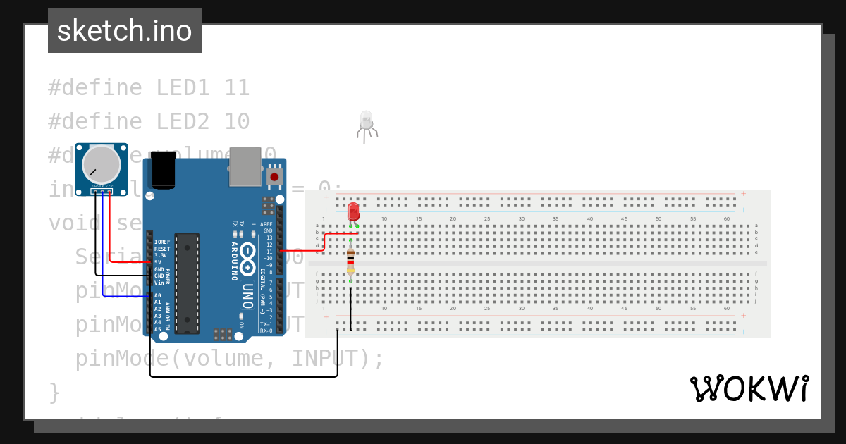 06 Variable Wokwi Esp32 Stm32 Arduino Simulator