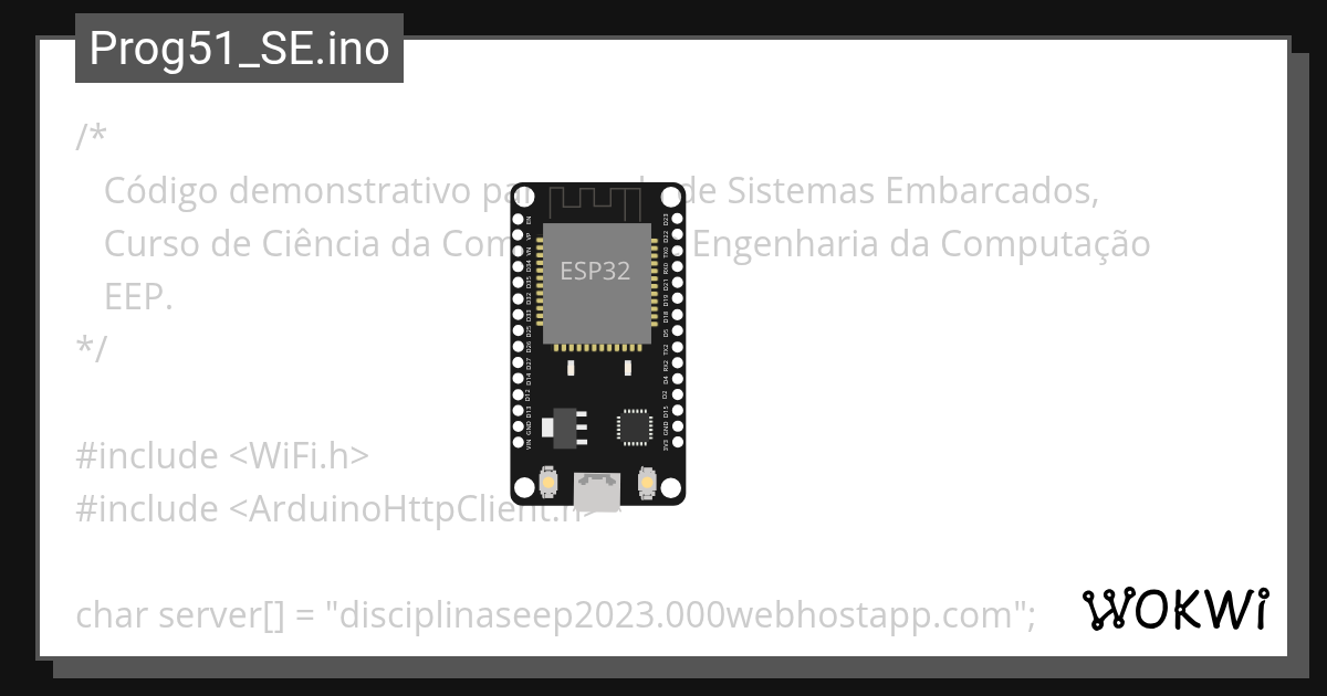 WebSockets Test - Wokwi ESP32, STM32, Arduino Simulator