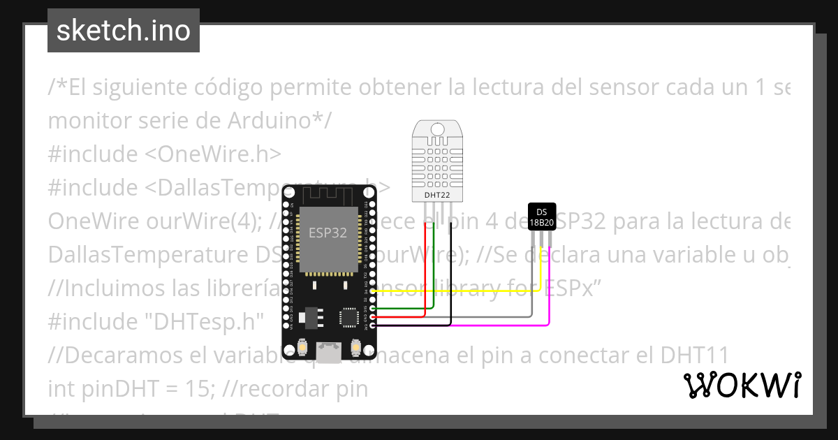 2sensores - Wokwi ESP32, STM32, Arduino Simulator
