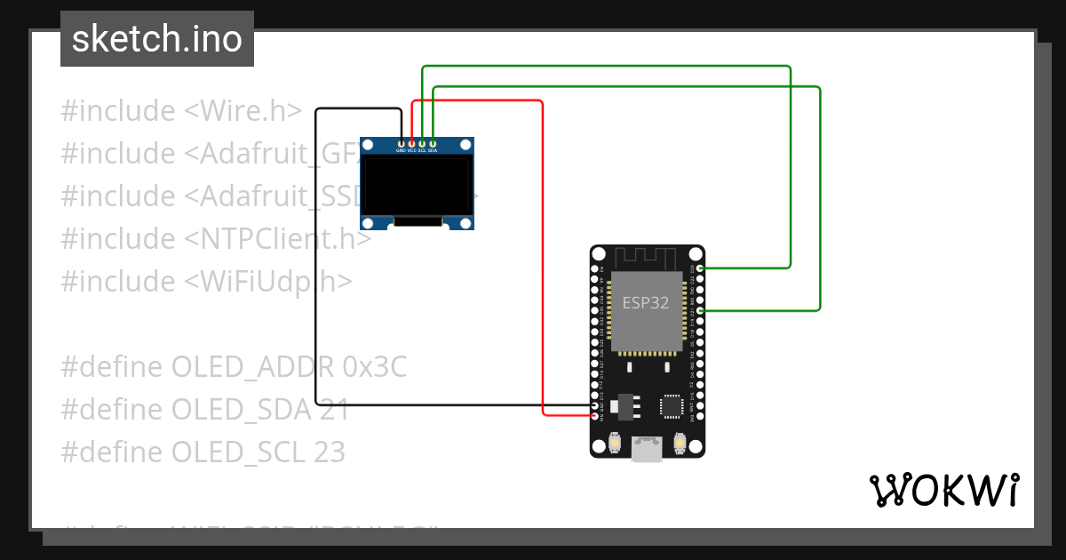 Iot Clock Wokwi Esp32 Stm32 Arduino Simulator