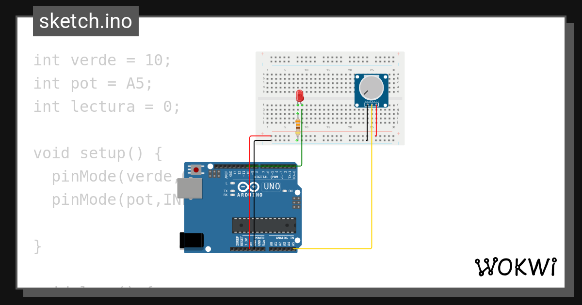 S3 E1 220623 Pot Un Led Wokwi Esp32 Stm32 Arduino Simulator 7305