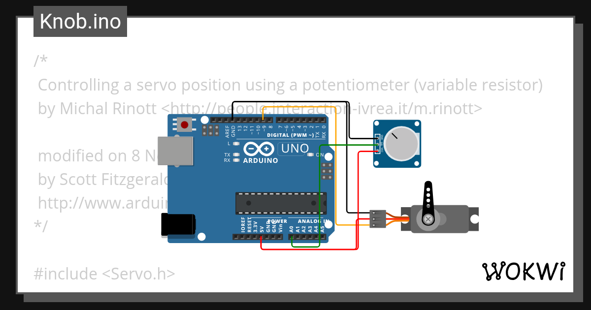 Knob.ino Copy - Wokwi ESP32, STM32, Arduino Simulator