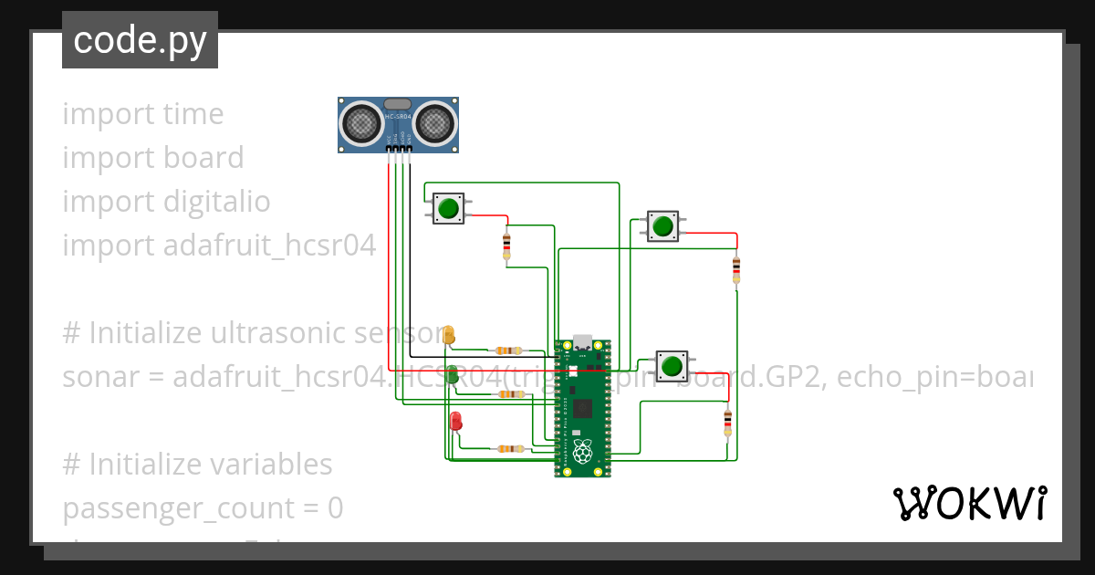 mini project - Wokwi ESP32, STM32, Arduino Simulator