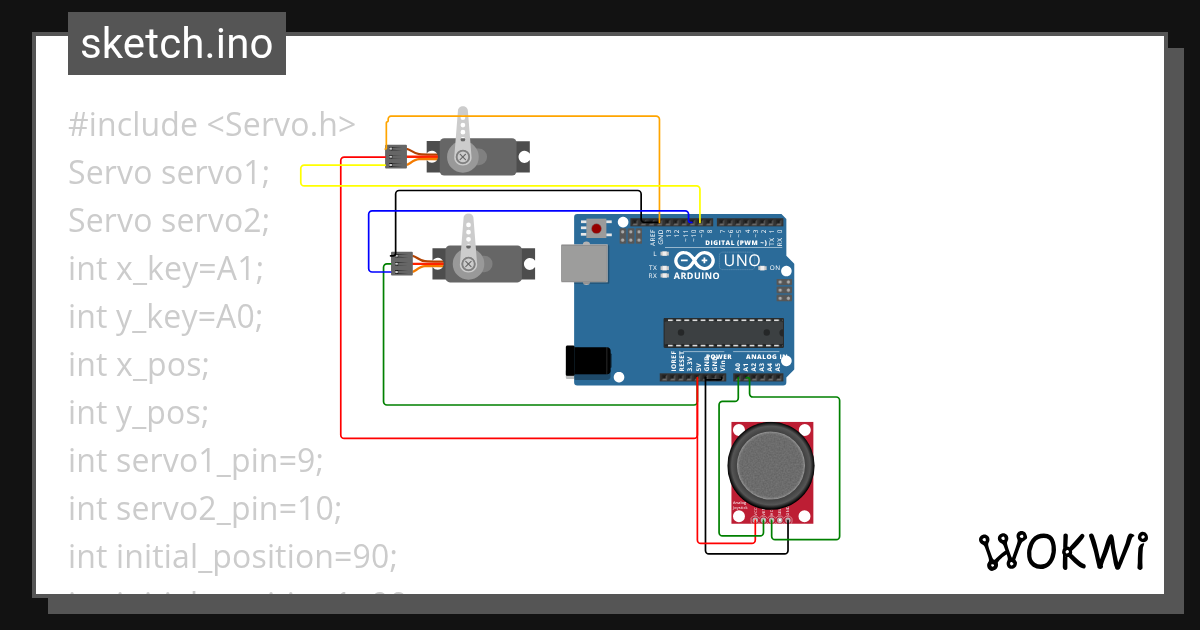 Joystick Wokwi Esp32 Stm32 Arduino Simulator 3530