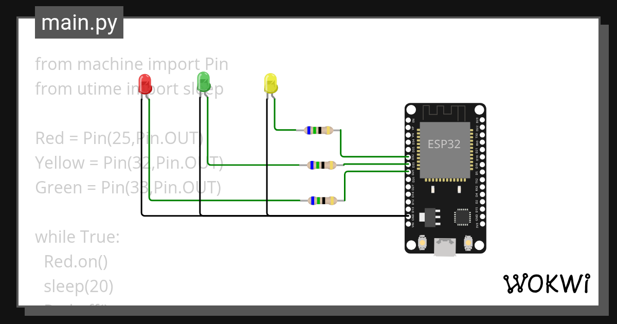 W2 Wokwi Esp32 Stm32 Arduino Simulator 