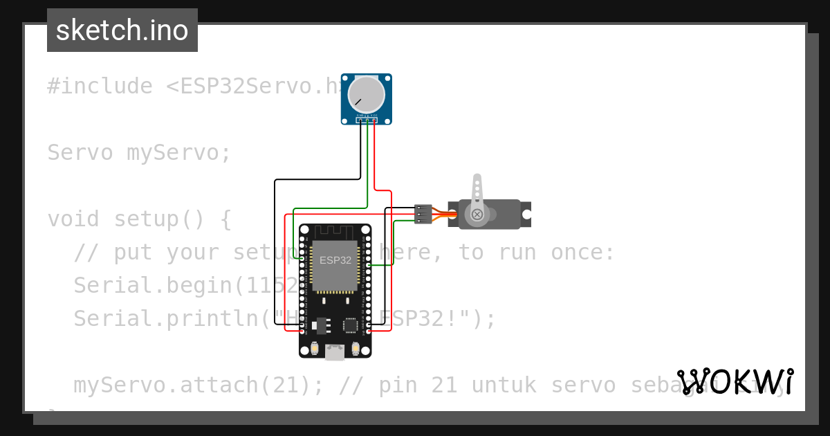 Servo Wokwi Esp32 Stm32 Arduino Simulator 8116
