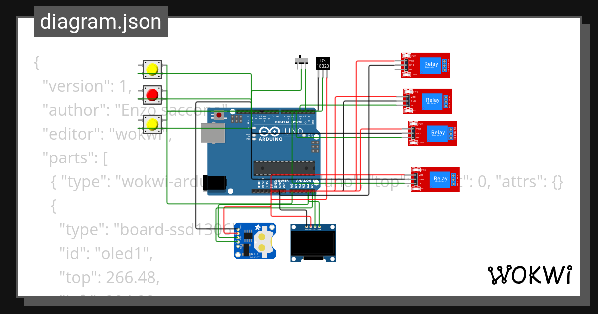 acquario - Wokwi ESP32, STM32, Arduino Simulator