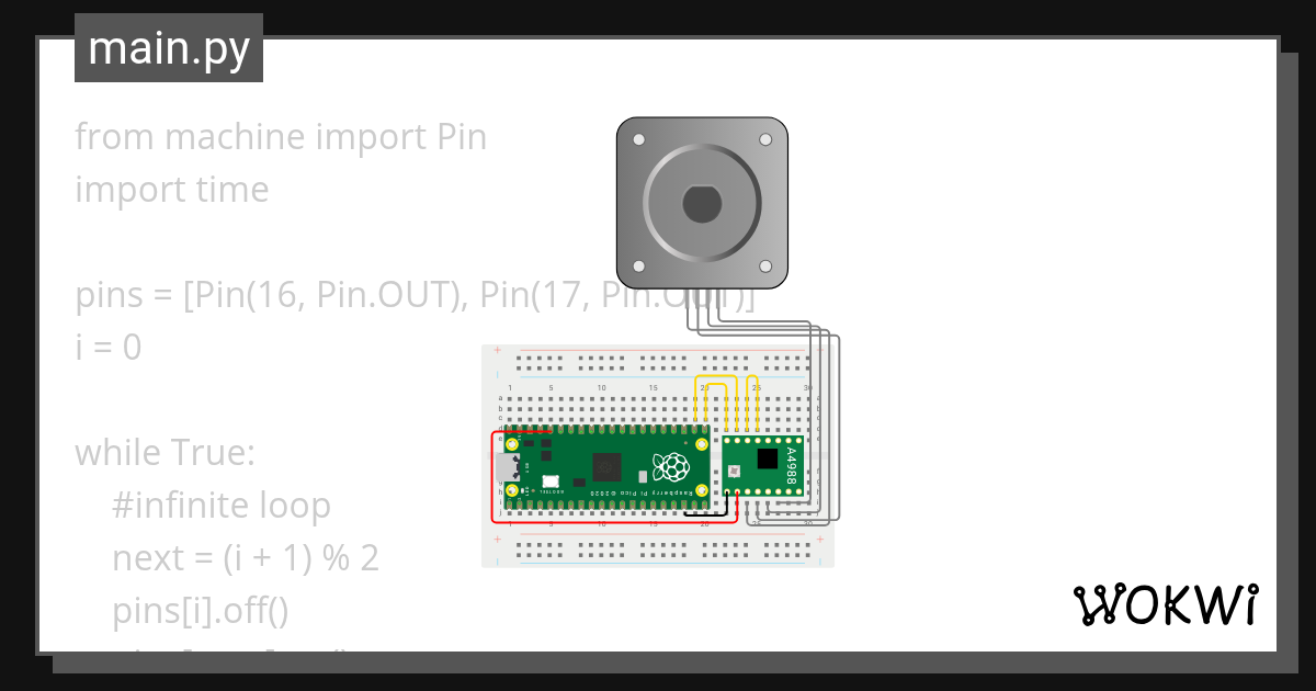 DC MOTOR LABS U - Wokwi ESP32, STM32, Arduino Simulator