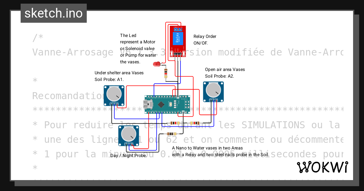 Vanne Arrosage Nanov6133 Wokwi Esp32 Stm32 Arduino Simulator