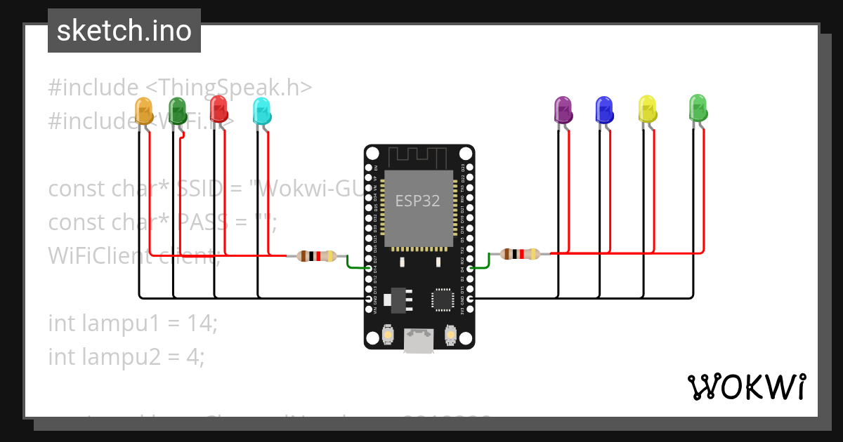 UAS (KIKI_210040157) - Wokwi ESP32, STM32, Arduino Simulator