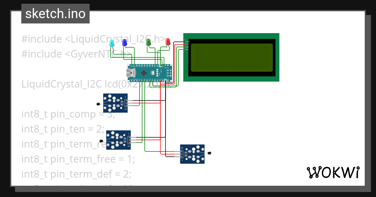 refregeration - Wokwi ESP32, STM32, Arduino Simulator