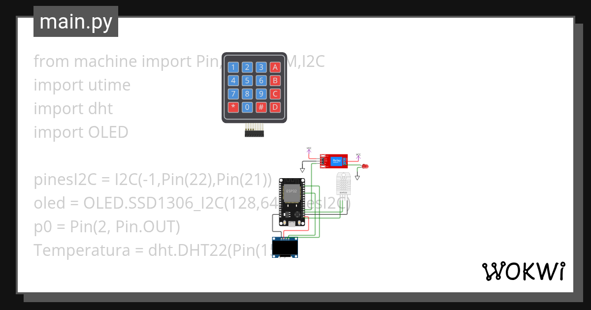 Temperature Wokwi Esp32 Stm32 Arduino Simulator 