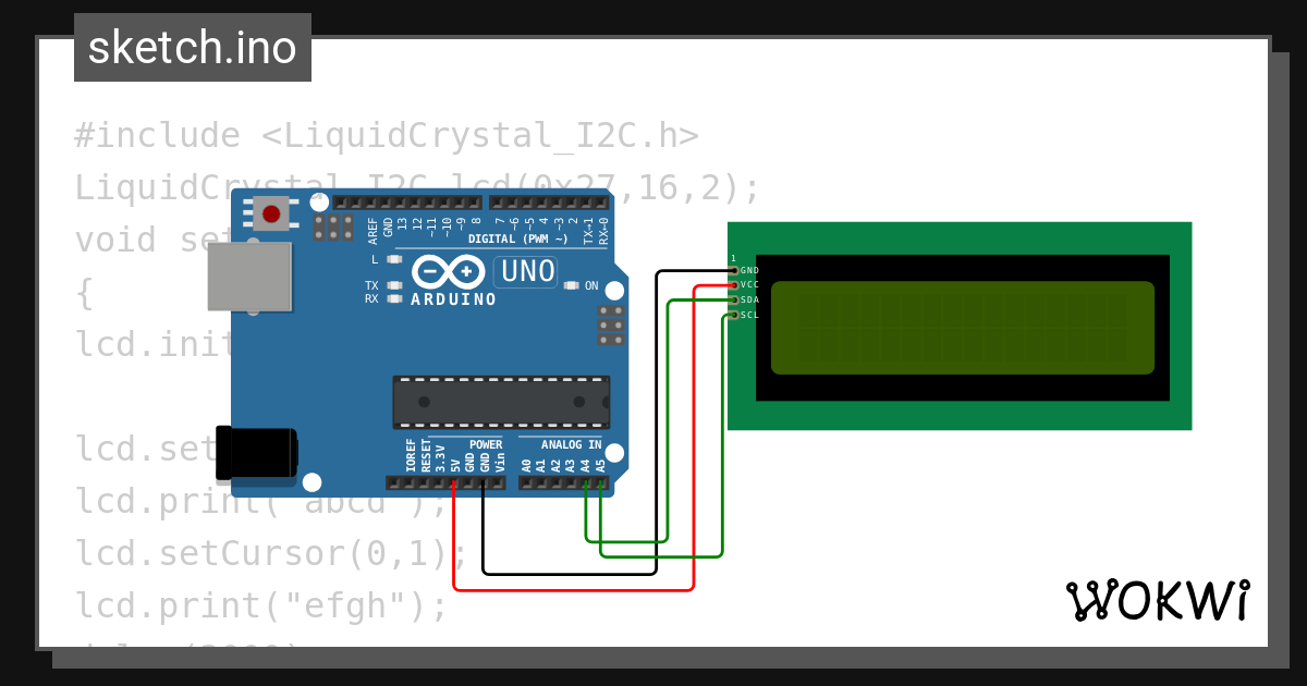 Lec การกำหนดตัวอักษาซ้อน Wokwi Esp32 Stm32 Arduino Simulator