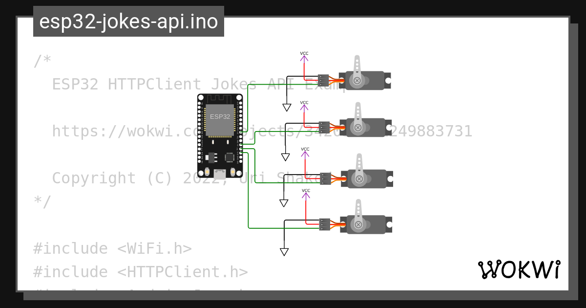 Esp32 Jokes O Copy Wokwi Esp32 Stm32 Arduino Simulator 