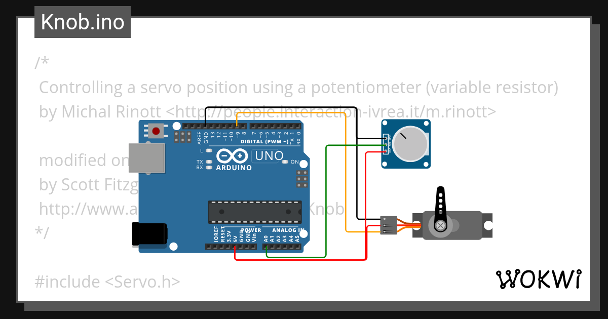 Knob.ino Copy - Wokwi ESP32, STM32, Arduino Simulator