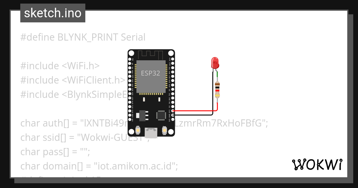 Lampu IOT Copy - Wokwi ESP32, STM32, Arduino Simulator Lampu IOT Copy - Wokwi ESP32, STM32, Arduino Simulator