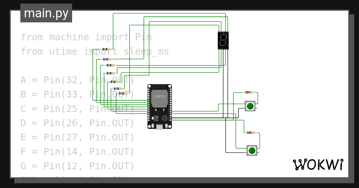 2 สวิตซ์ Wokwi Esp32 Stm32 Arduino Simulator 7647